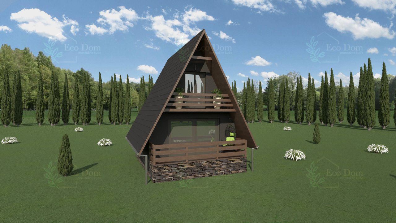 Montažna kuća Eco 40 – Ecodom