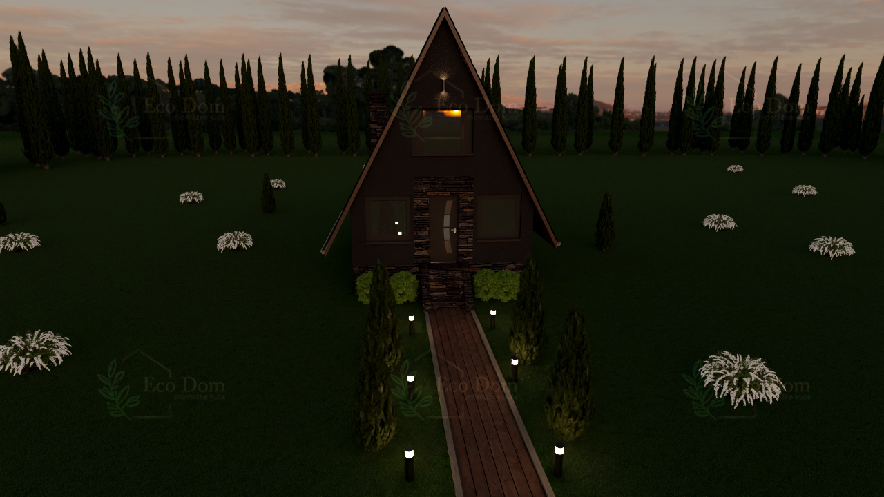 Montažna kuća Eco 40 – Ecodom