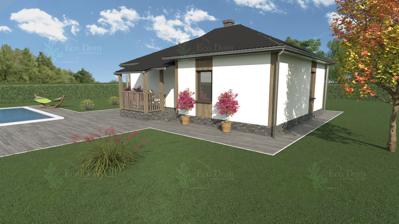 Montažna kuća Eco 81 – Ecodom