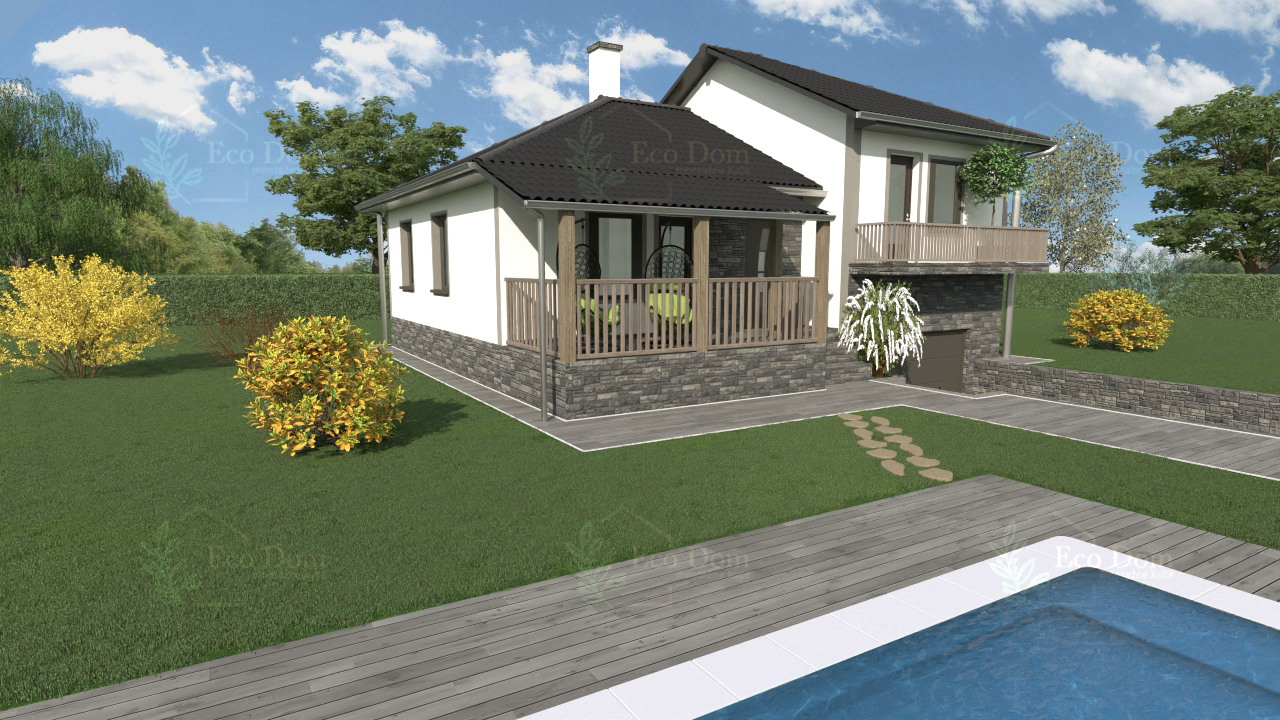 Montažna kuća Eco 86 – Ecodom